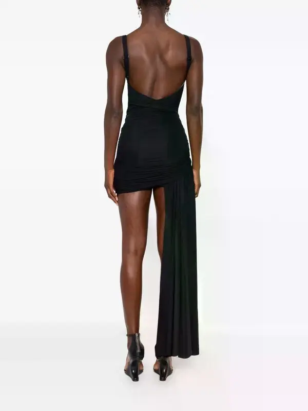 Balenciaga Ruched Midi Dress
