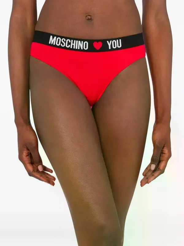 Moschino Logo-heart Briefs