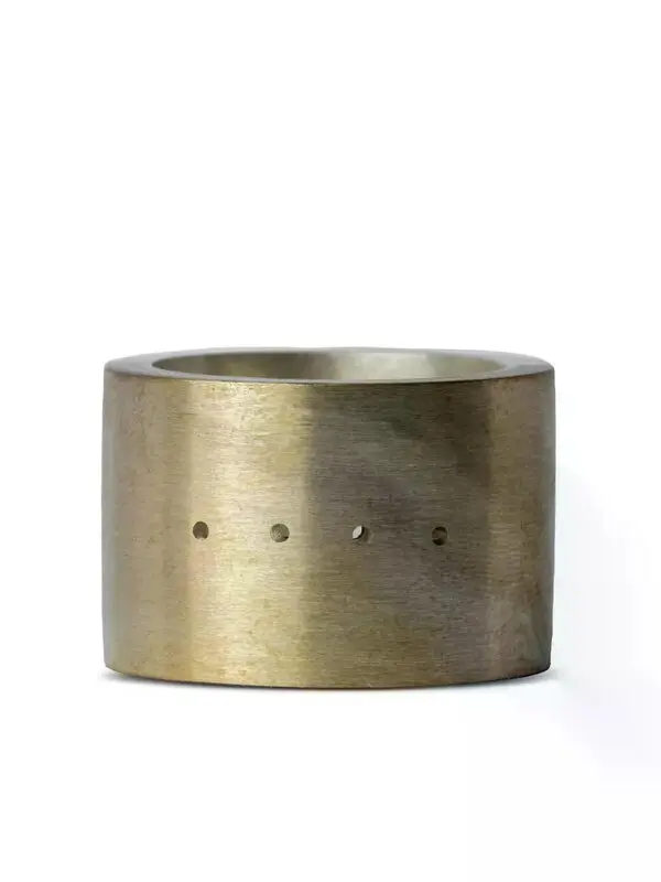 PARTS OF FOUR Sistema Perforated-detail Ring - Silver