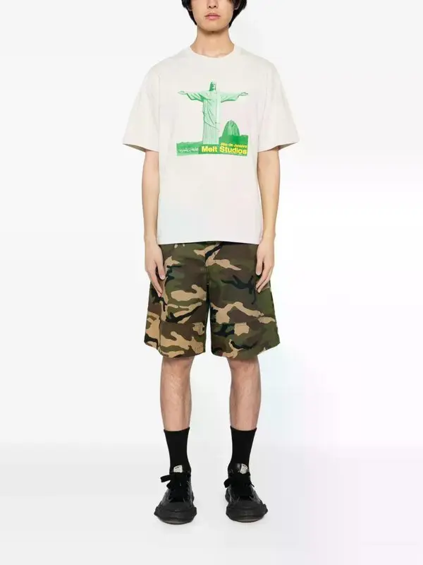 MELT Graphic-print T-shirt - Neutrals