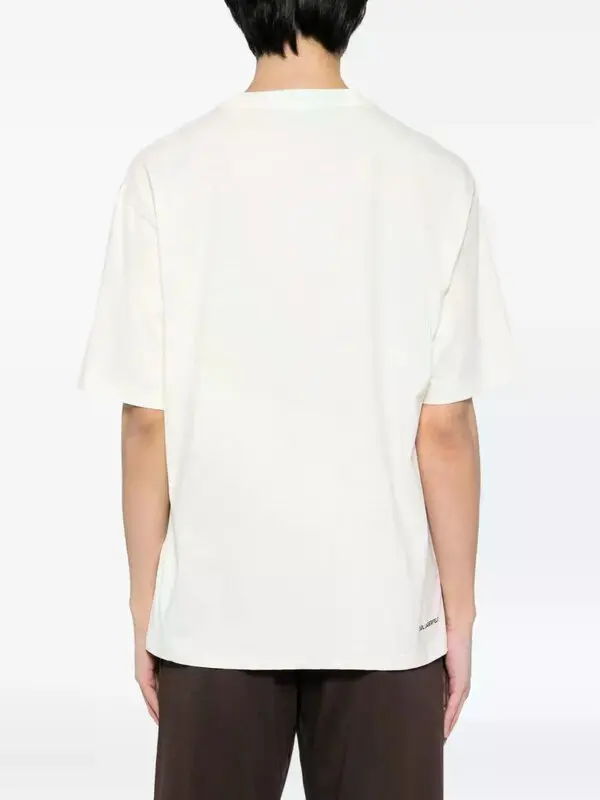 Karl Lagerfeld Monogram-embossed T-shirt