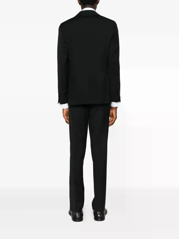 LARDINI Notched-lapel Suit - Black
