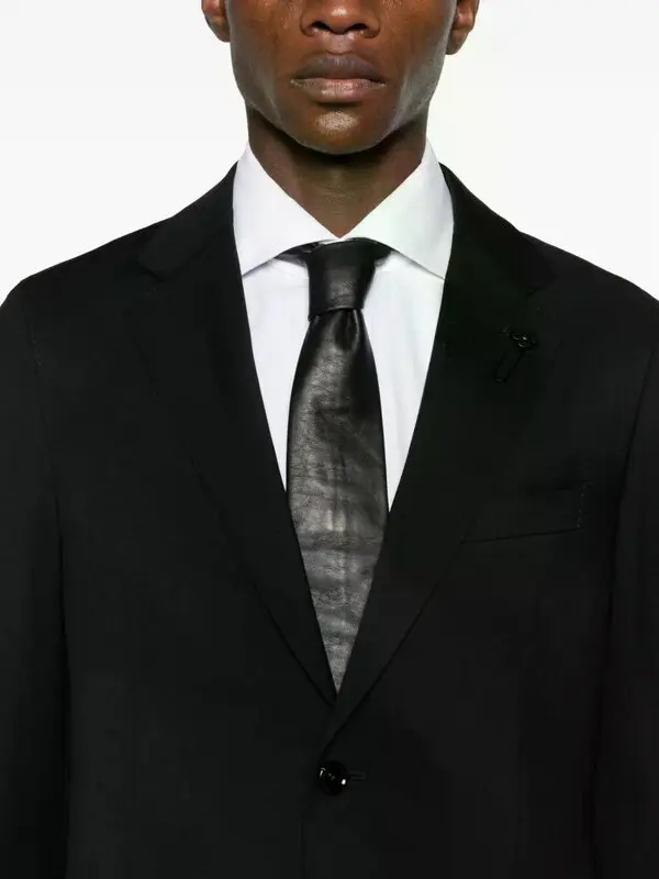 LARDINI Notched-lapel Suit - Black