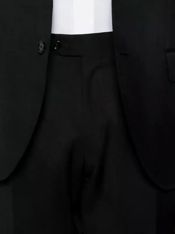 LARDINI Notched-lapel Suit - Black
