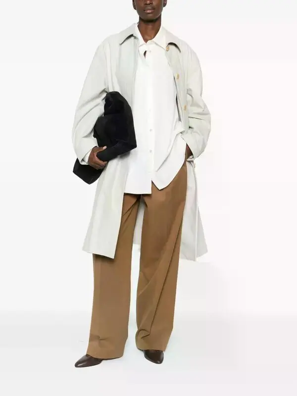 THE ROW Single-breasted Coat - Neutrals