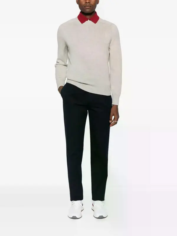 Brunello Cucinelli Cashmere Crew Neck Sweater - Grey