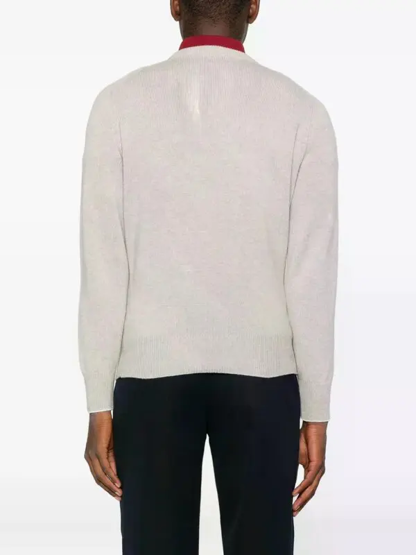 Brunello Cucinelli Cashmere Crew Neck Sweater - Grey
