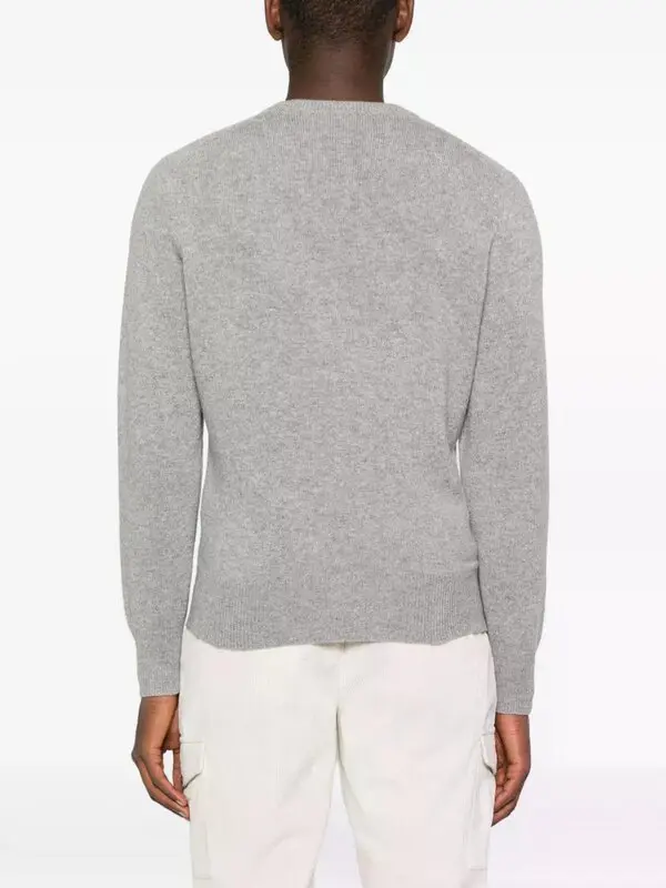 Brunello Cucinelli Cashmere Crew Neck Sweater - Grey