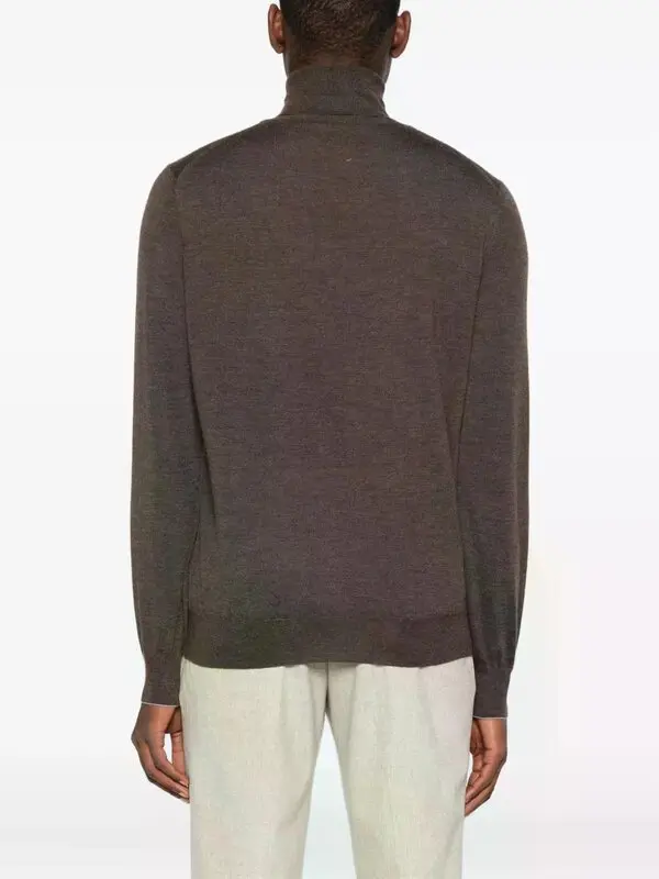 Brunello Cucinelli Roll-neck Sweater - Brown