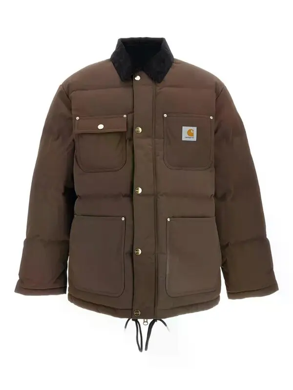 Carhartt Work In Progress Rayler Flap-pocket Puffer Jacket - Brown