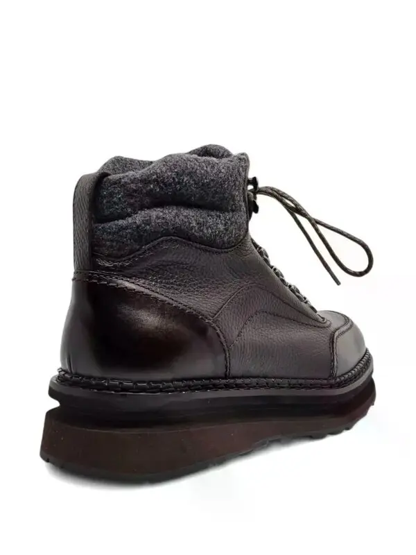 BARRETT Lace-up Leather Platform Boots