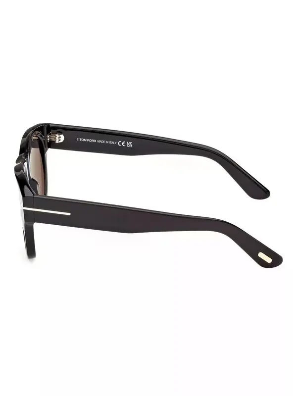 TOM FORD Round-frame Sunglasses - Black