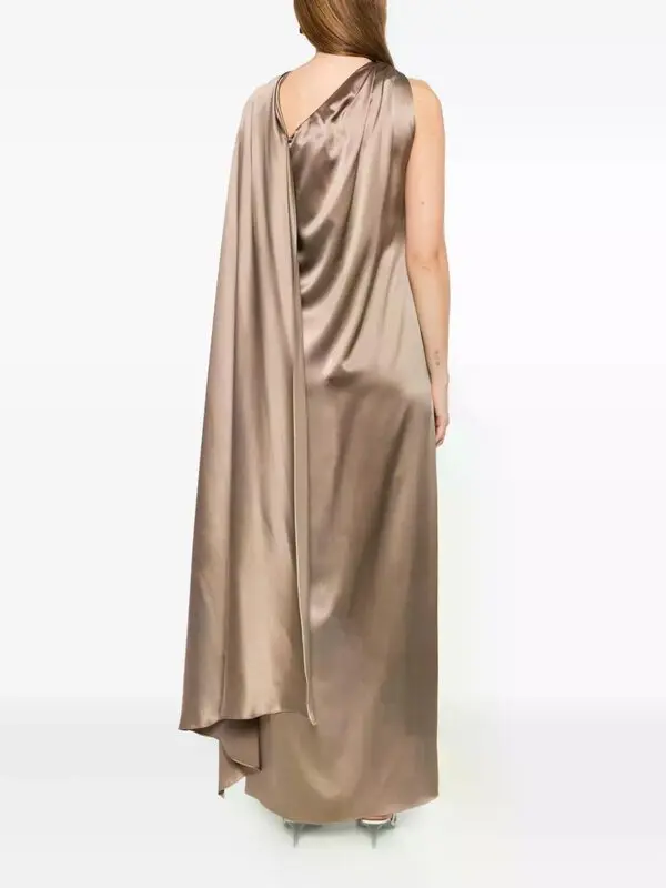 Max Mara Draped Maxi Dress