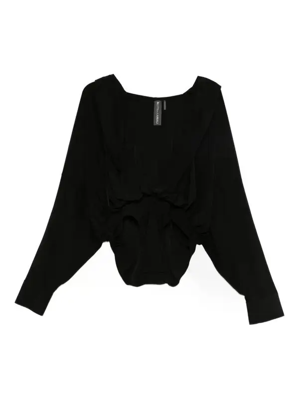 Norma Kamali Ruched Bodysuit