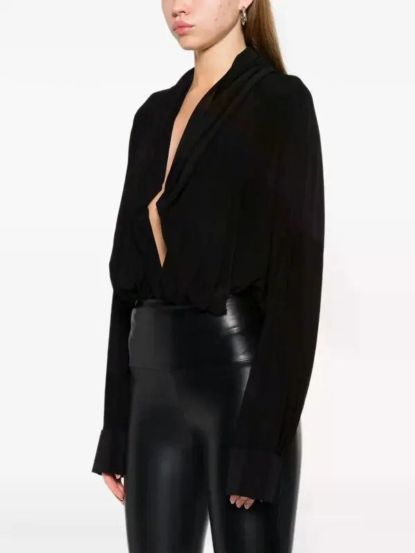 Norma Kamali Ruched Bodysuit