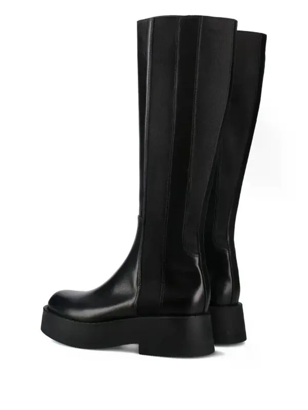 Premiata Elasticated-panel Leather Boots