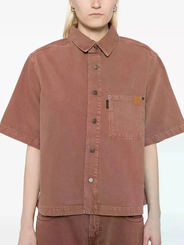 HAIKURE Logo-patch Shirt