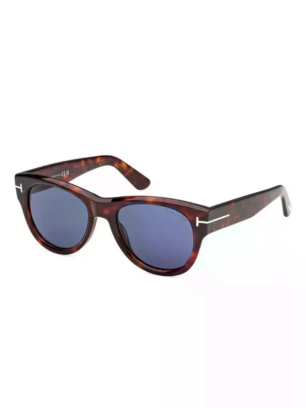 TOM FORD Round-frame Sunglasses - Brown