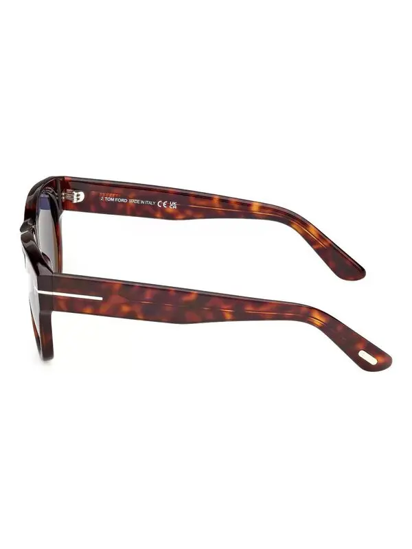 TOM FORD Round-frame Sunglasses - Brown