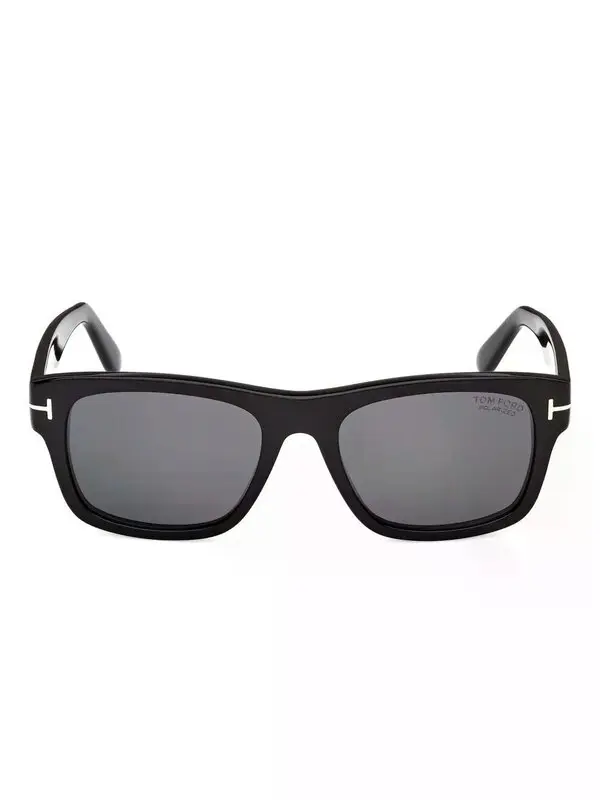 TOM FORD Rectangle Frame Sunglasses - Black
