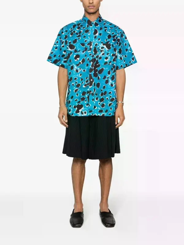 Marni Abstract-print Cotton Shirt