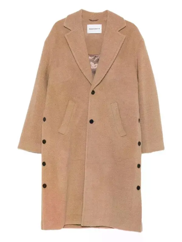 AMARANTO Button-down Coat - Brown