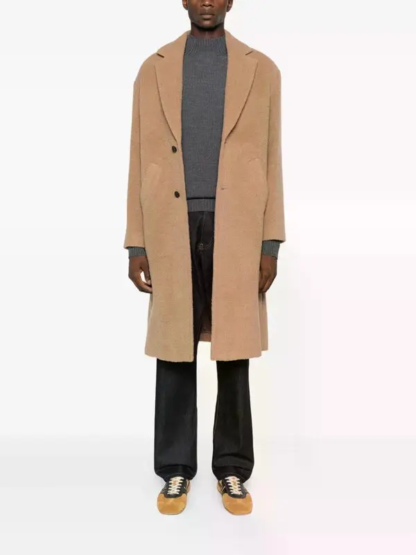 AMARANTO Button-down Coat - Brown