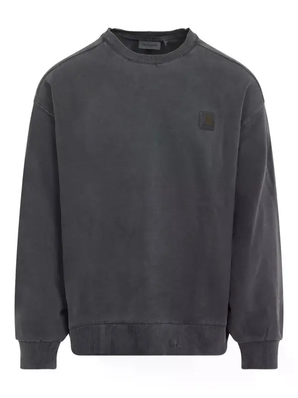 Carhartt Work In Progress Logo-patch Sweatshirt - Grey