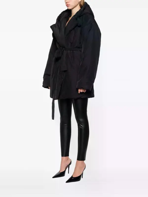 Norma Kamali Belted Oversized Coat