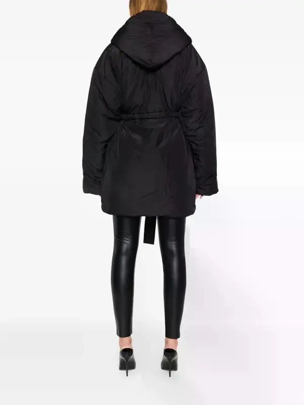 Norma Kamali Belted Oversized Coat