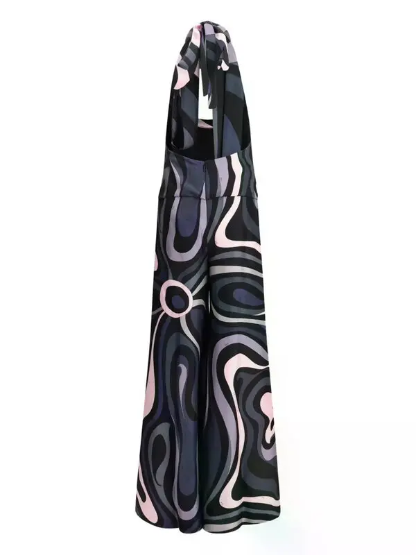 Emilio Pucci Print Sleeveless Jumpsuit