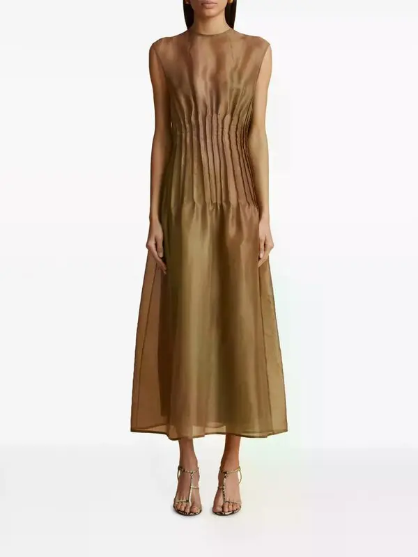 Khaite The Wes Midi Dress