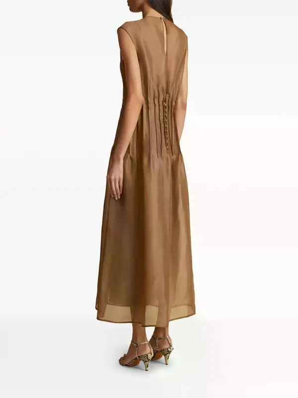 Khaite The Wes Midi Dress