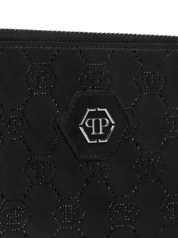 Philipp Plein Monogram-pattern Wallet