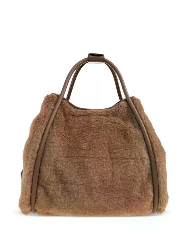 Max Mara Small Teddy Tote Bag - Brown