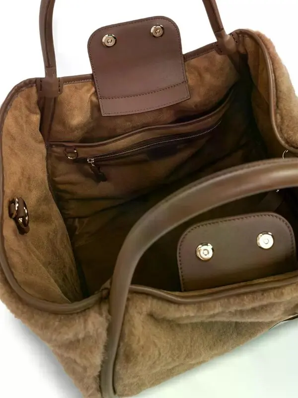 Max Mara Small Teddy Tote Bag - Brown