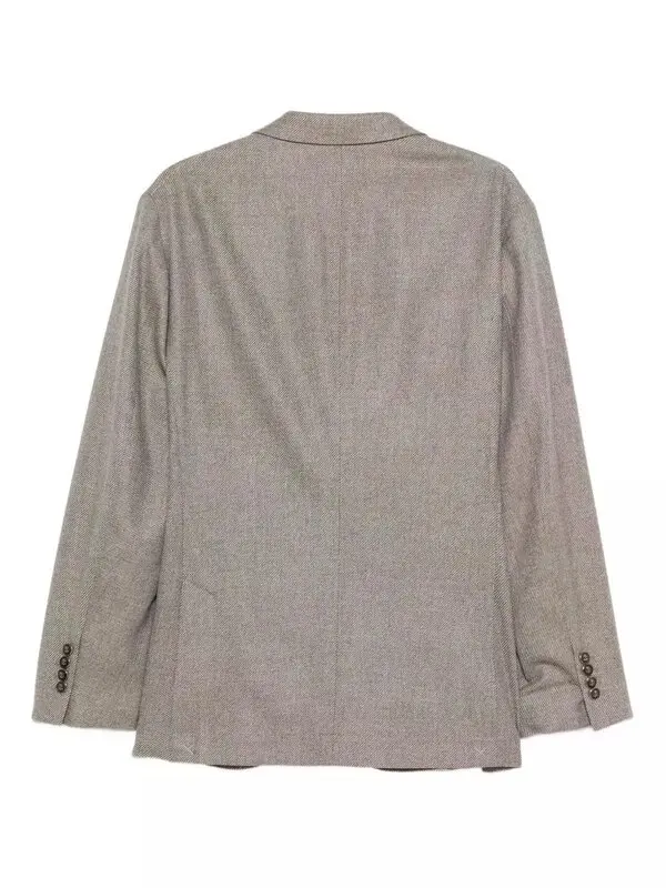 Brunello Cucinelli Single-breasted Blazer - Grey