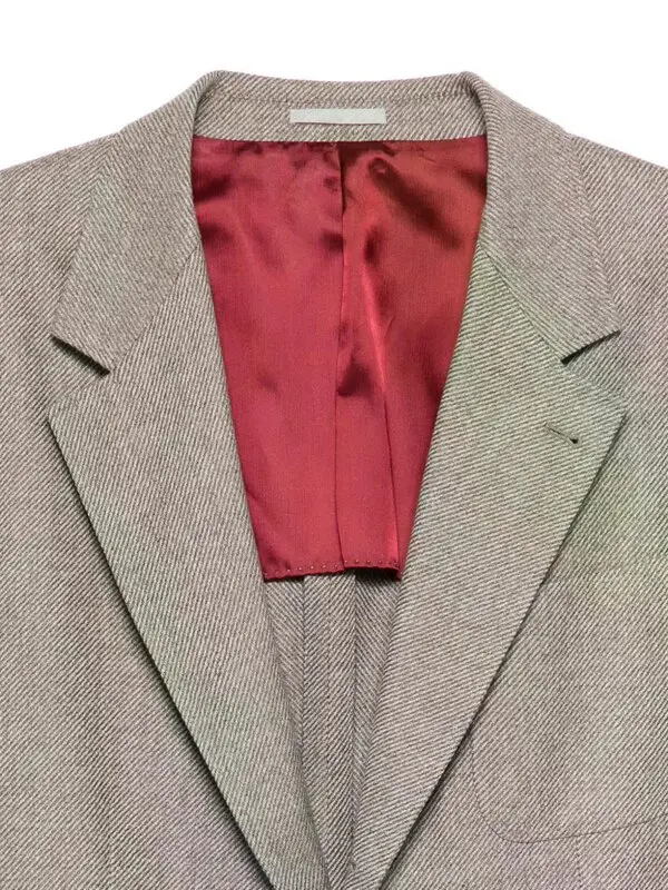 Brunello Cucinelli Single-breasted Blazer - Grey