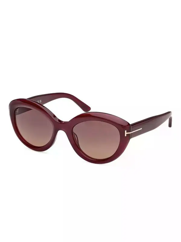 TOM FORD Dark Cat-eye Frame Sunglasses - Red