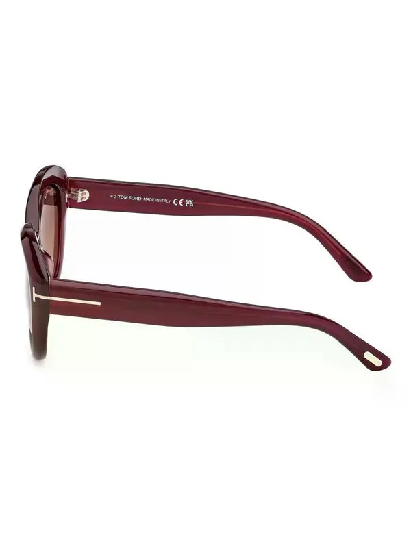 TOM FORD Dark Cat-eye Frame Sunglasses - Red