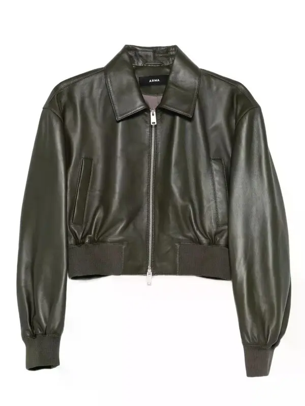 ARMA Desy Leather Bomber Jacket