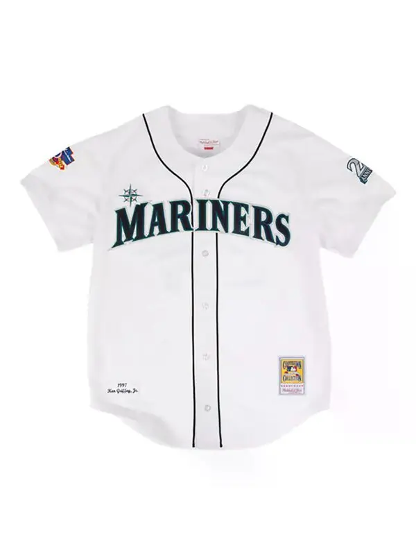 Mitchell & Ness Seattle Mariners 1997 Ken Griffey Jr. Jersey Shirt - White