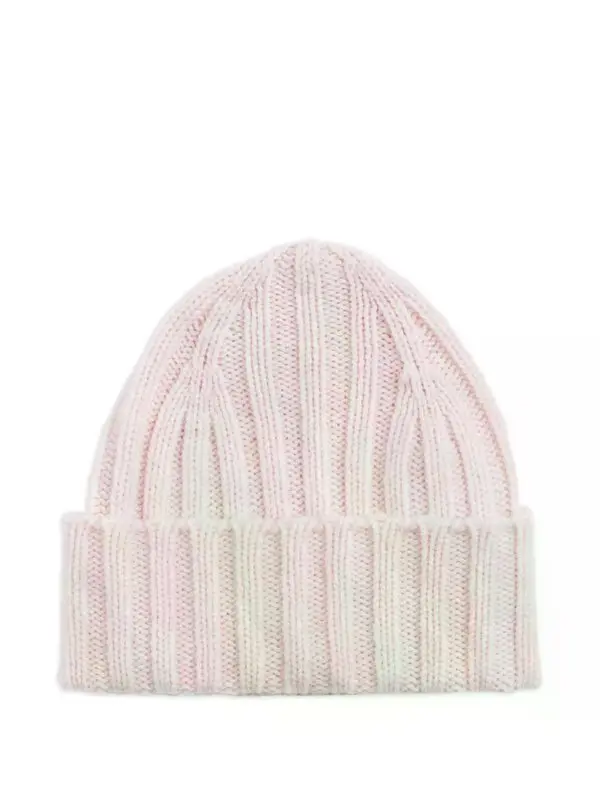 Chinti & Parker Ribbed Knit Beanie - Pink