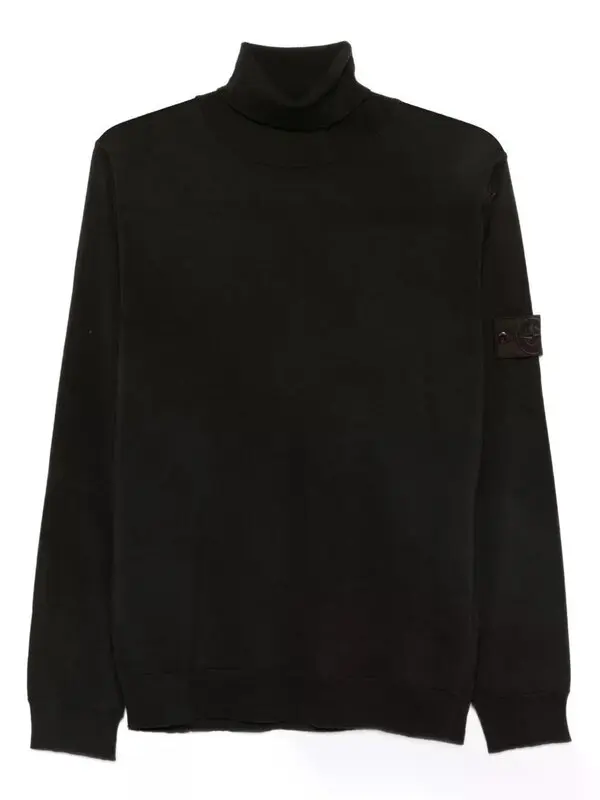 Stone Island Roll Neck Sweater - Brown