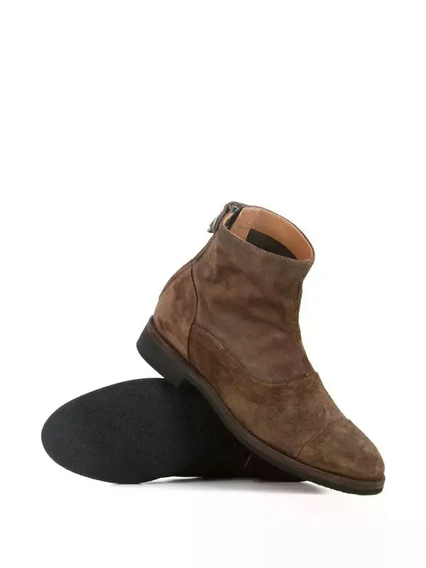 ALBERTO FASCIANI 30mm Zip-fastening Suede Boots