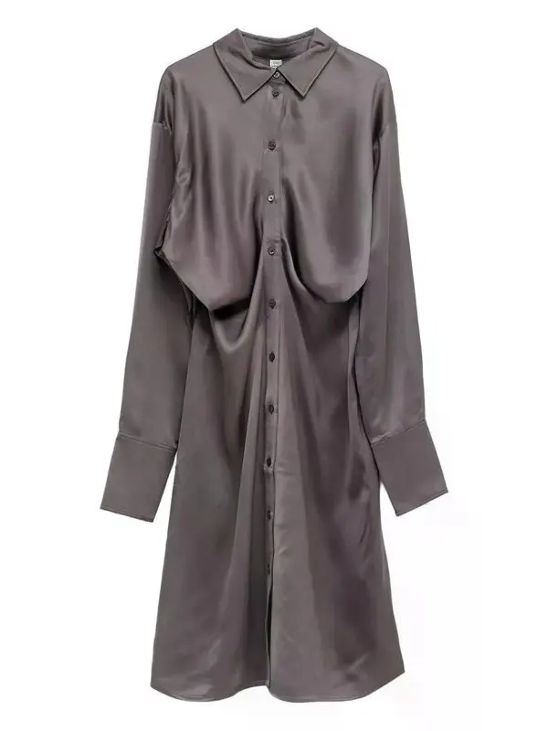 TOTEME Buttoned Midi Shirt Dress