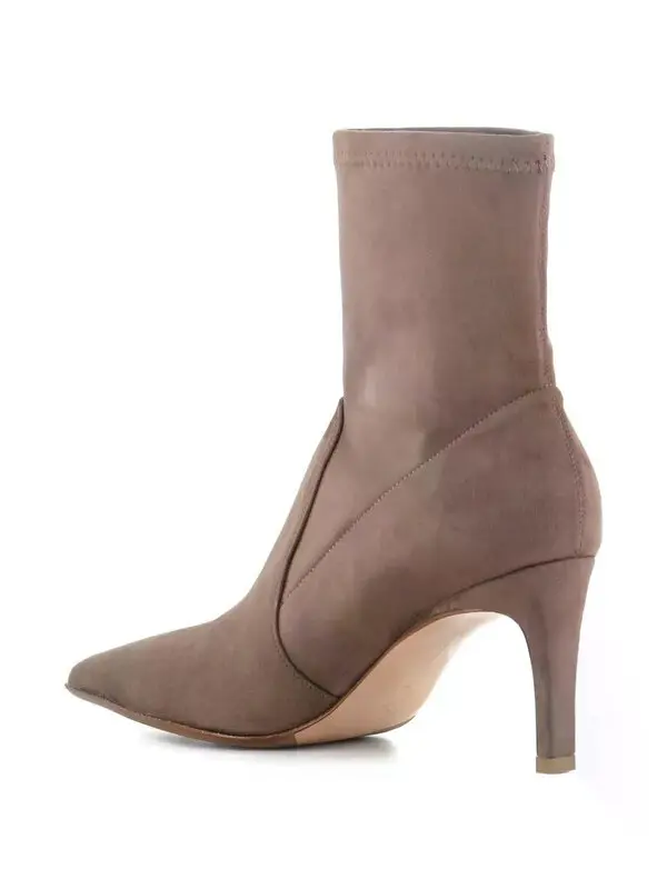 SERGIO LEVANTESI 75mm Pointed-toe Stiletto Boots