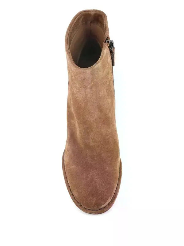 DEL CARLO 75mm Suede Zip Boots