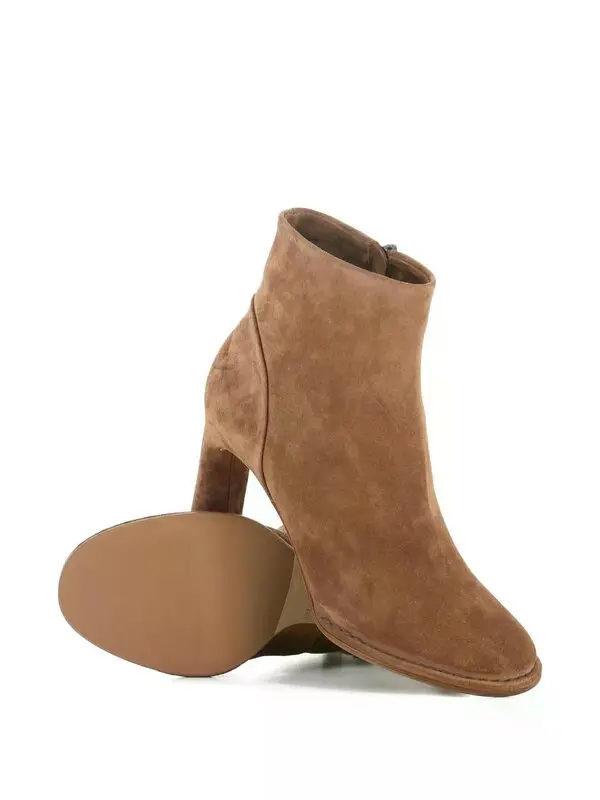 DEL CARLO 75mm Suede Zip Boots