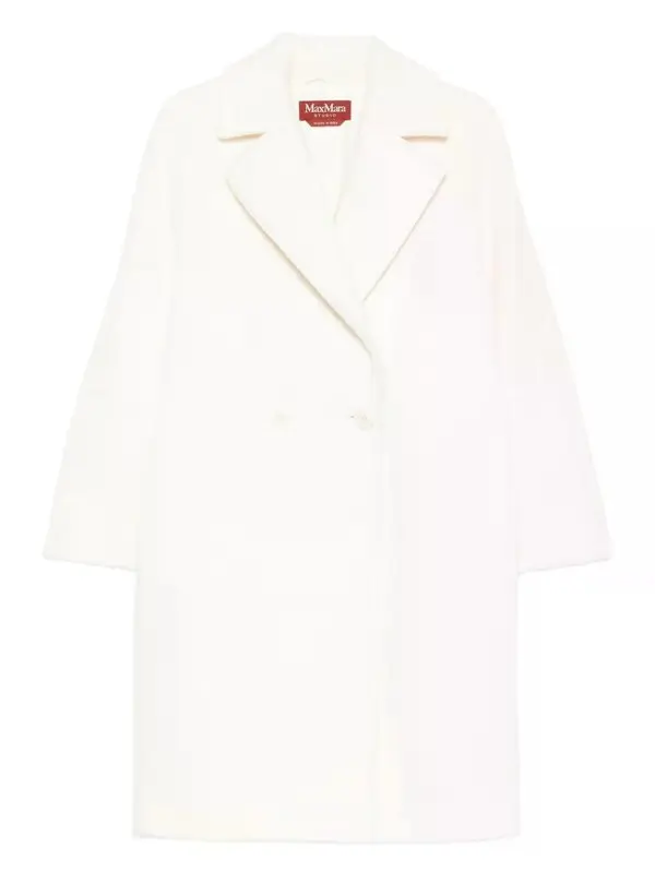 Max Mara Double-breasted Coat - White